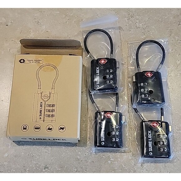 SURE LOCK | Other | New Sure Lock Tsa Compatible Travel Luggage Locks ...